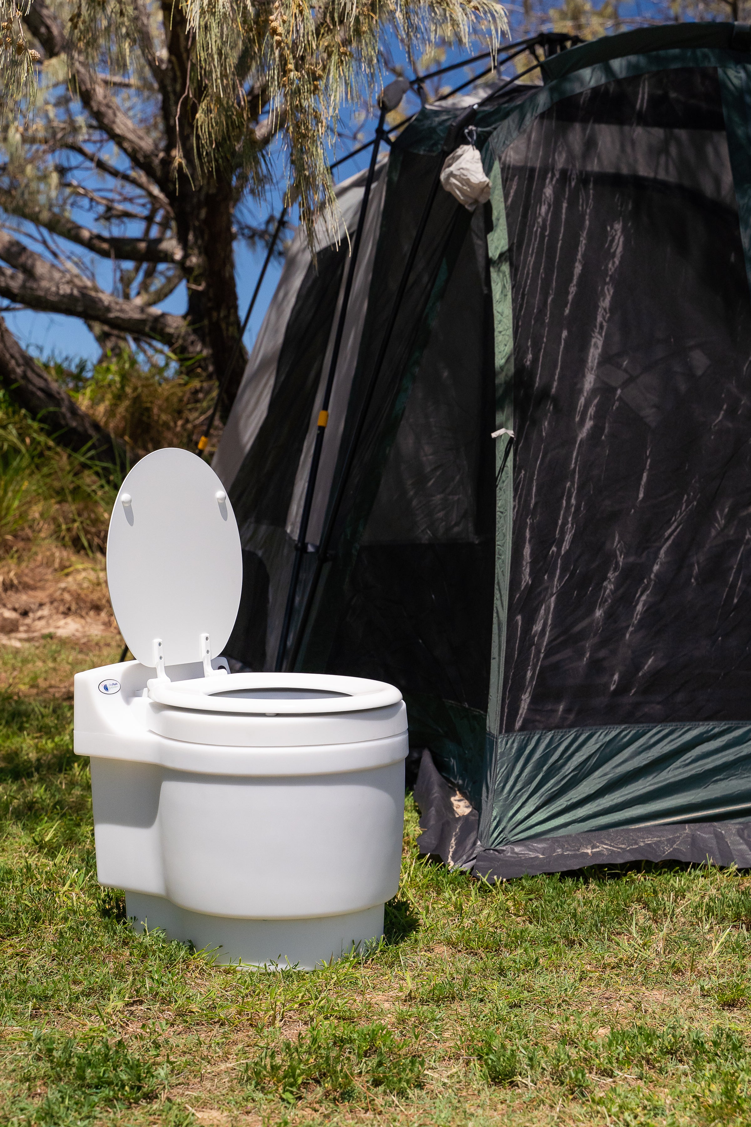 The Laveo by Dry Flush Canada, Portable, Electric, Waterless Toilets