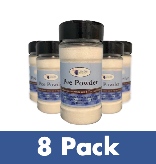Laveo Dry Flush Pee Powder 8 Pack